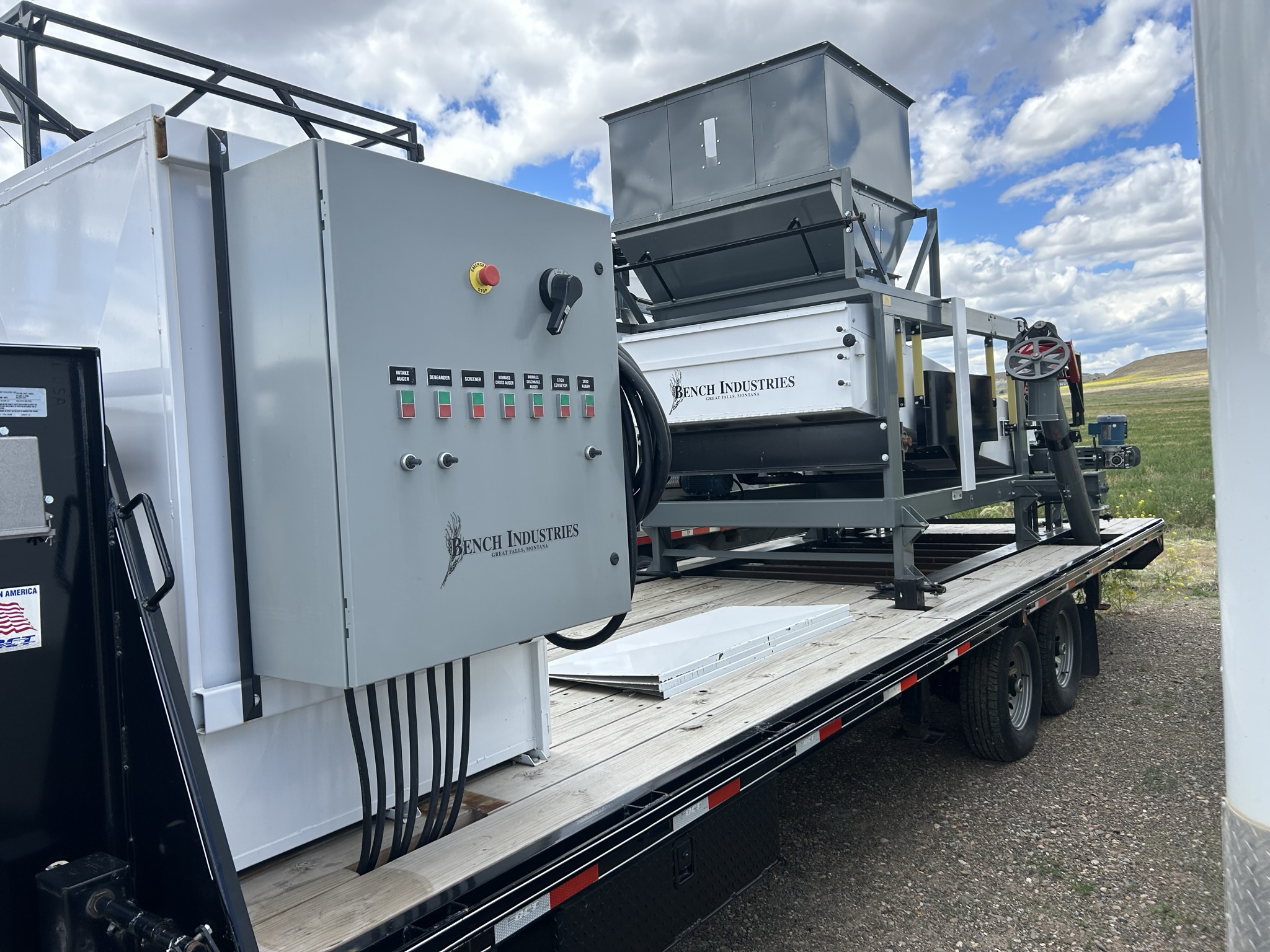 Portable Used Bench Screener - 54x108 - Bench Industries - Grain ...